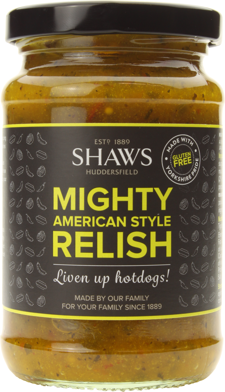 Mighty American Style Relish - Shaws 1889